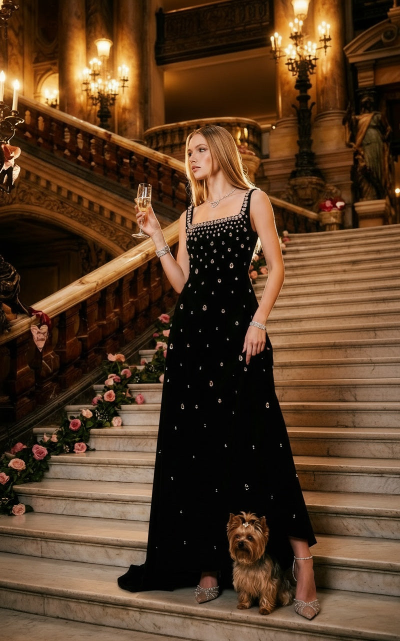 Astral Embellished Gown – Aurisélla London